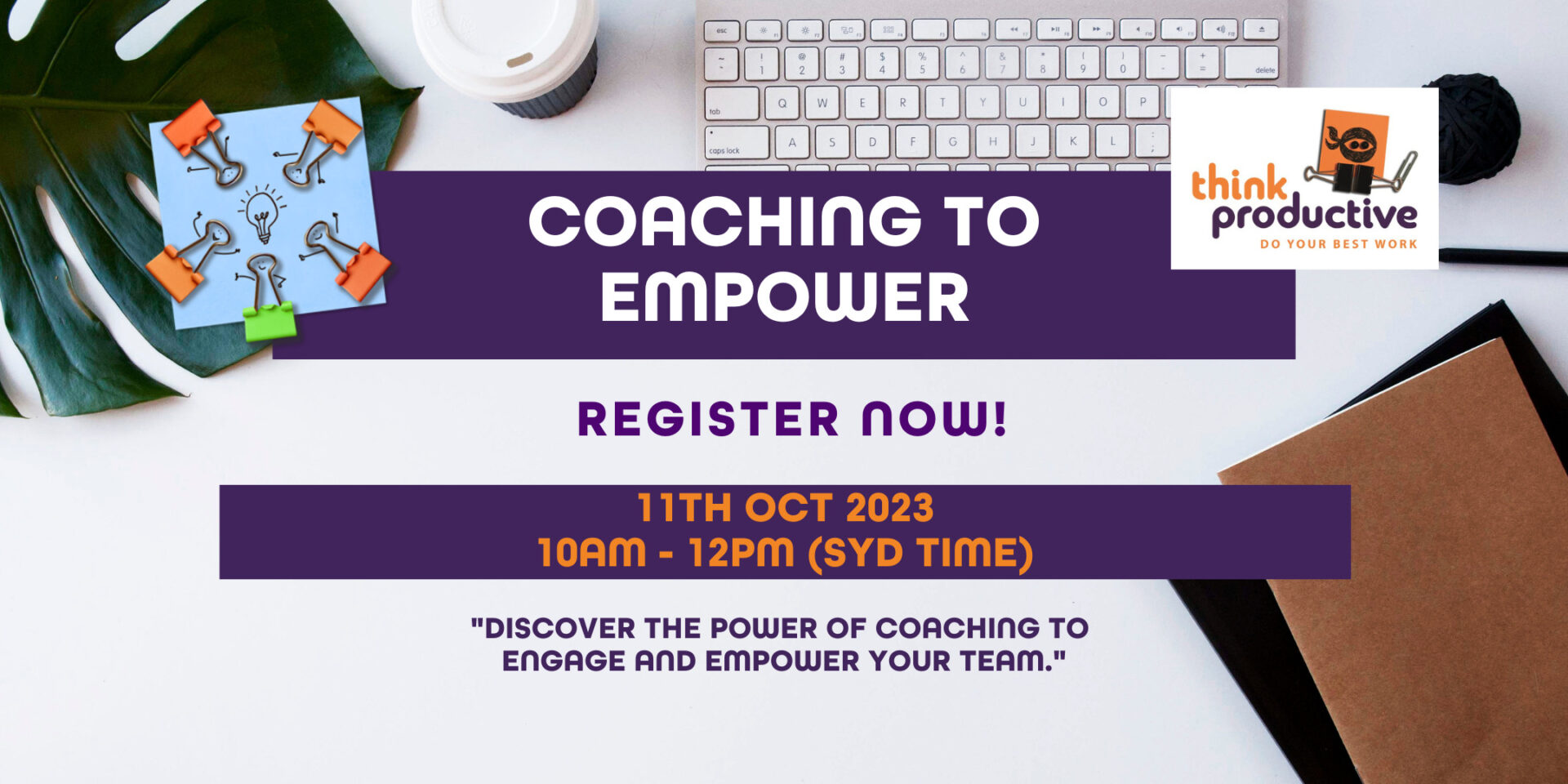 Public Productivity Workshops for individual particpants